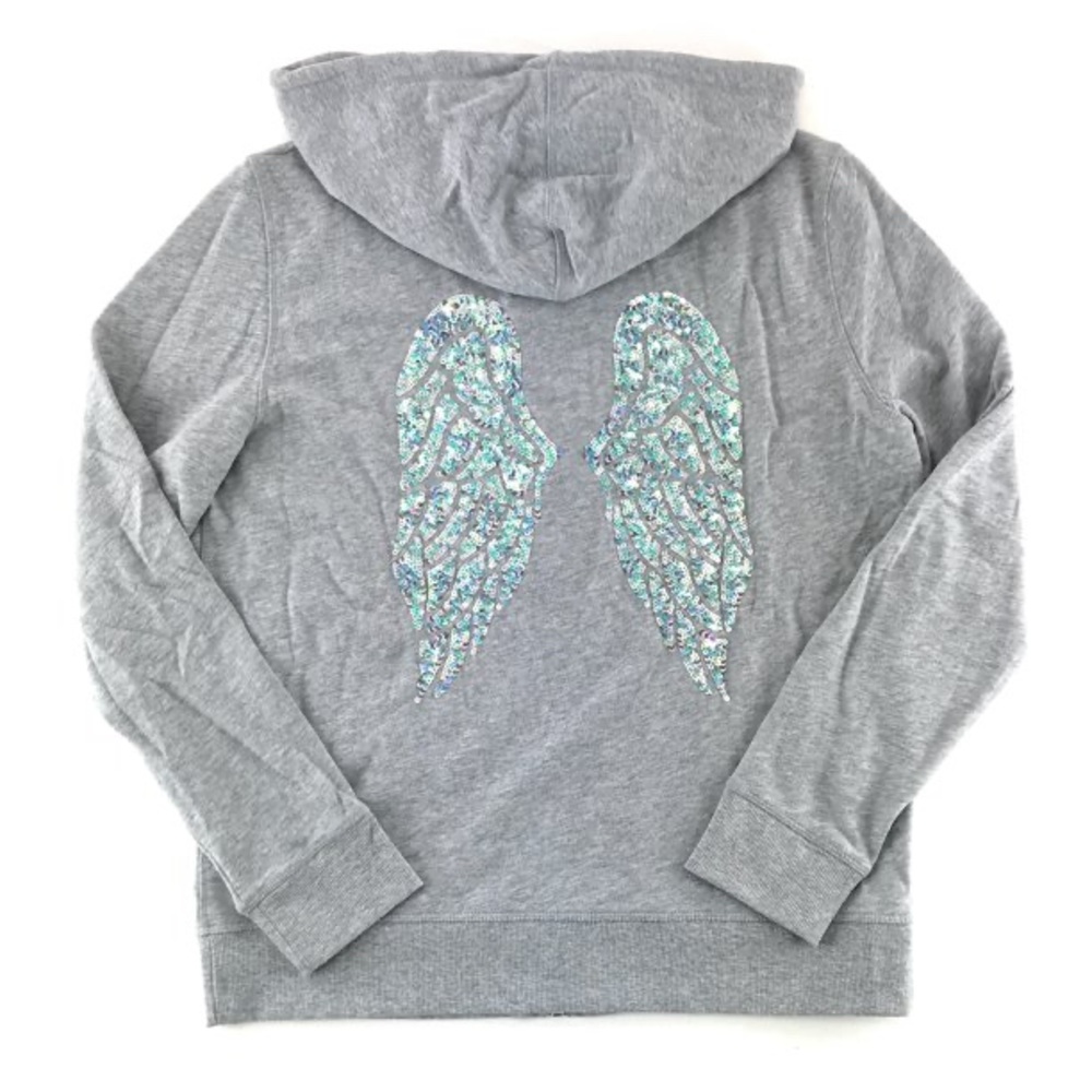 Victoria’s Secret Sequin Angel Wings Zip- Up - Gem